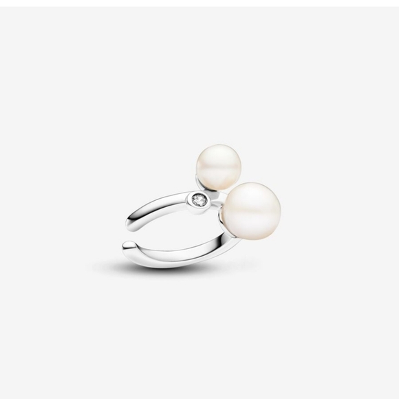 Pandora | Jewelry | Pandora Duo Treated Freshwater Cultured Pearls Ear ...